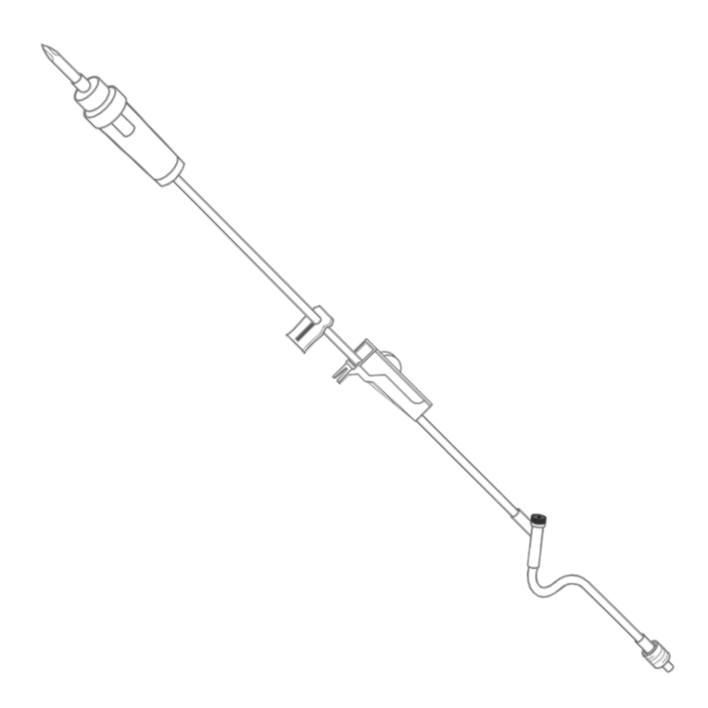 Acta 100" Admin Set, 1 Y-Site - Right Way Medical