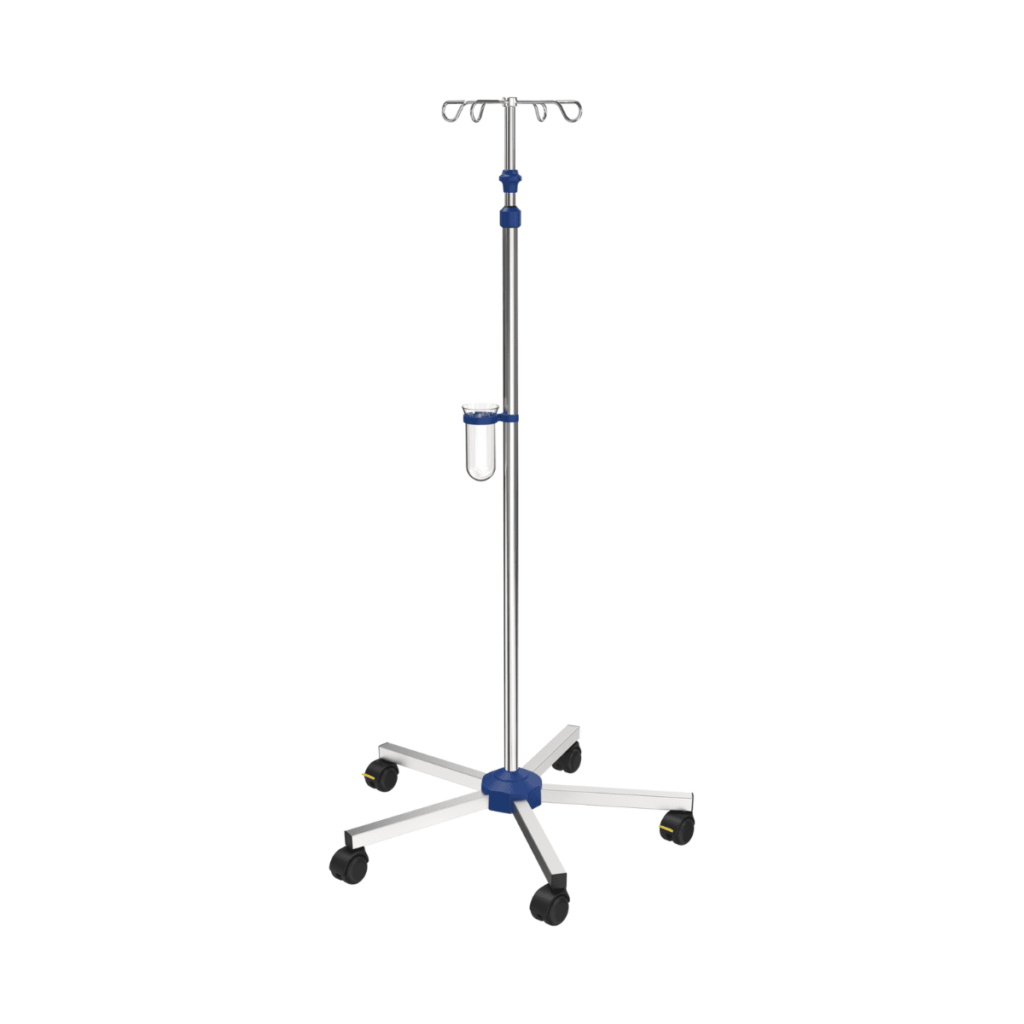 Pegasus IV Pole W/ One-hand Height Adjustment, Stainless Steel - Right ...
